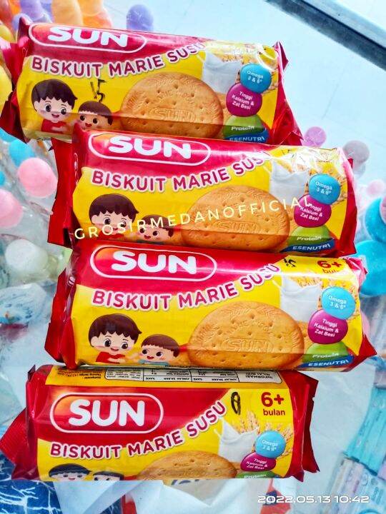 SUN BISKUIT MARIE SUSU - CAMILAN BAYI SEHAT ENAK BERGIZI | Lazada Indonesia
