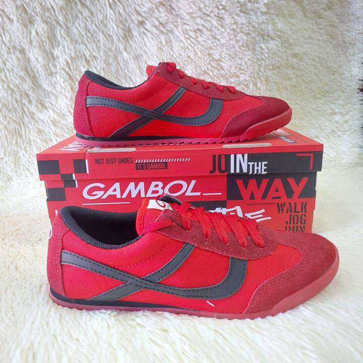 GAMBOL แกมโบล รองเท้าผ้าใบ สนีกเกอร์ ผู้ชาย ผู้หญิง | Lazada.co.th