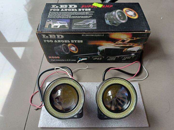 LED FOG ANGEL EYES R500 with Diameter 64mm | Lazada PH