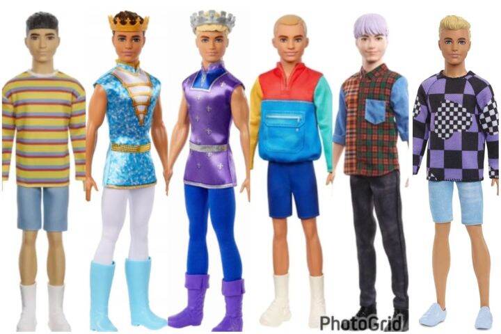 Barbie Princess Adventure Prince Ken Doll (12-inch) Wearing Jacket ...