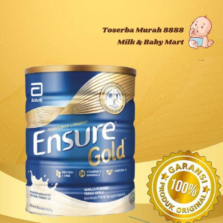 Ensure Gold 850gr Vanilla | Lazada Indonesia