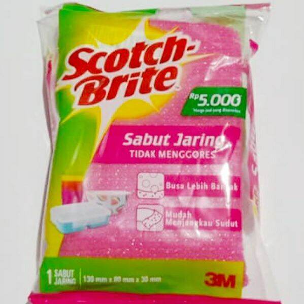 SABUT JARING CUCI PIRING SCOCTH BRITE 3M | Lazada Indonesia