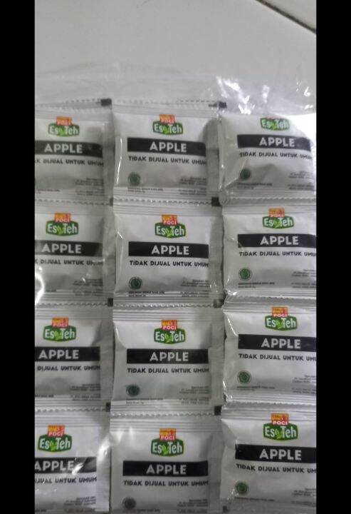 Serbuk Perasa Teh Poci Rasa Apple 1 renceng isi 10 pcs | Lazada Indonesia