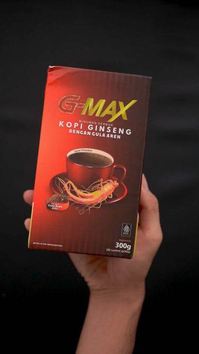 Best Seller Kopi Ginseng G Max BPOM - Kopi GMAX | Lazada Indonesia