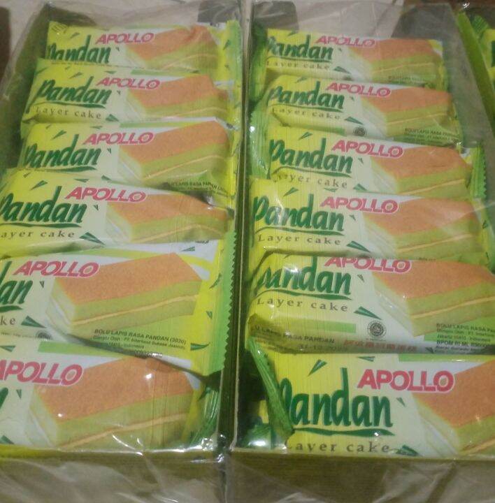 Apollo Layer Cake Pandan Isi 24 Pcs | Lazada Indonesia