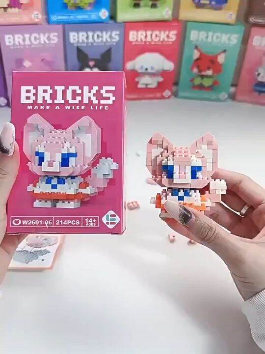 3D Cute Cartoon Set Building Blocks Toys Kids Series Gift | Lazada PH