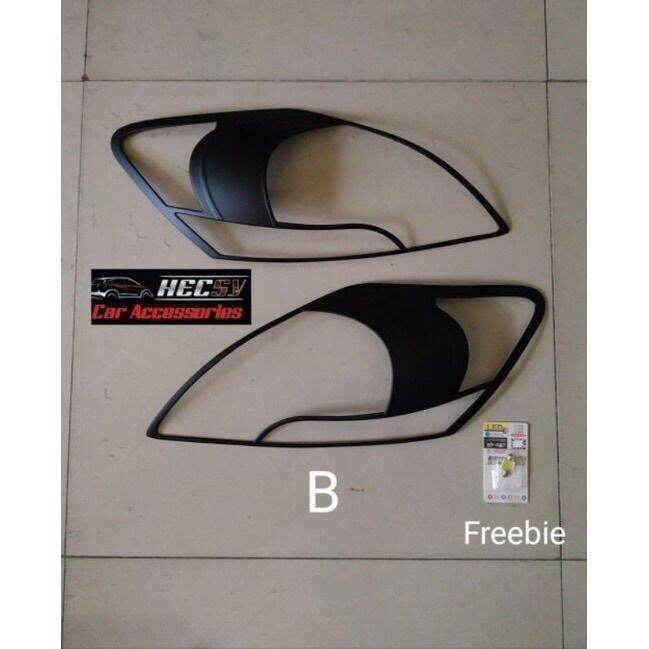 2007 to 2013 Vios Headlight Black Garnish Batman Vios Chrome | Lazada PH