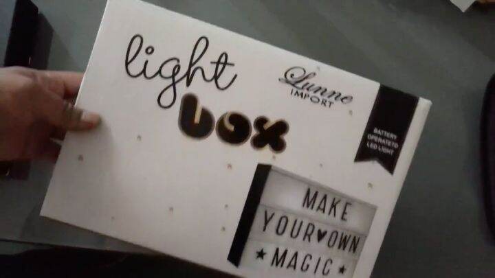 4 Living A4 Message Light Box LED Lightbox Letter Box LED Alphabet Box ...