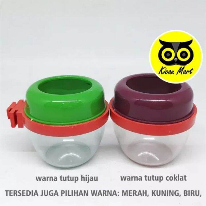 cepuk bulat anti tumpah cepuk model roda tempat makan dan minum burung ...