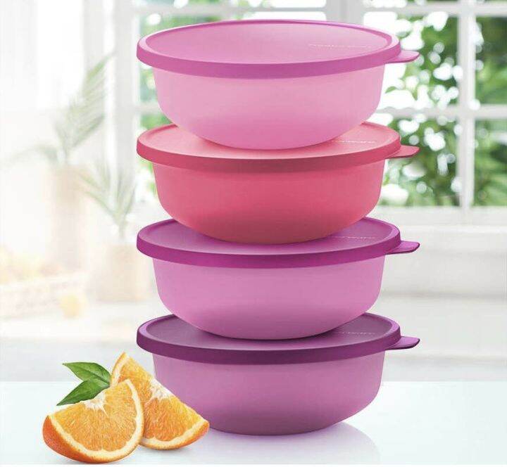 Tupperware Aloha Bowl กล่องทัพเพอร์ แวร์ สำหรับบรรจุ อาหาร แบบกลม ขนาด ...