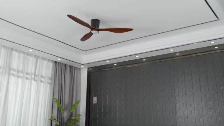 CHNT Ceiling Fan With Light Remote Control Industrial Ceiling Fan ...