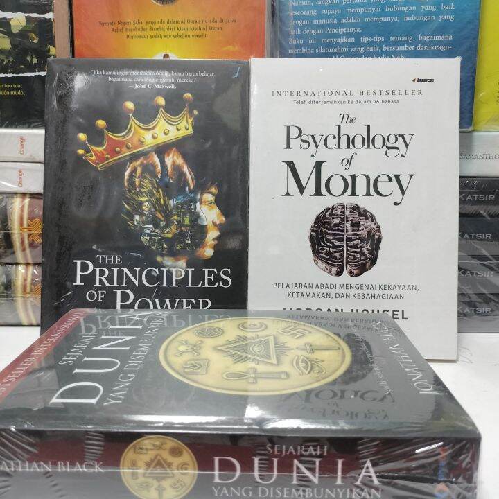 Paket 3 buku the principles of power, the psychology of money, dan ...
