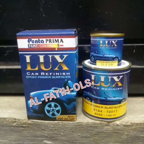 cat dasar PENTA LUX epoxy primer surfacer 200ml/set | Lazada Indonesia