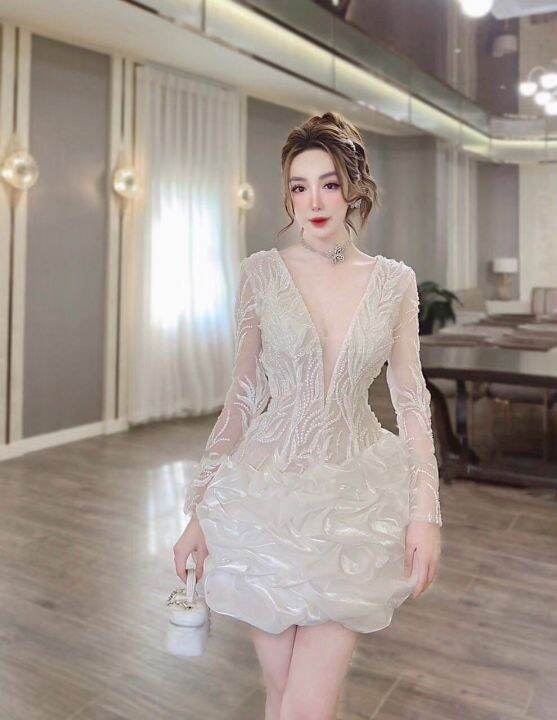 EasyJoin JAYNA ชุดเดรสสั้น เดรสผู้หญิง เดรสปาร์ตี้ เดรสออกงาน พรีออเดอร์14-21วัน สนใจเช่าทักแชท ...