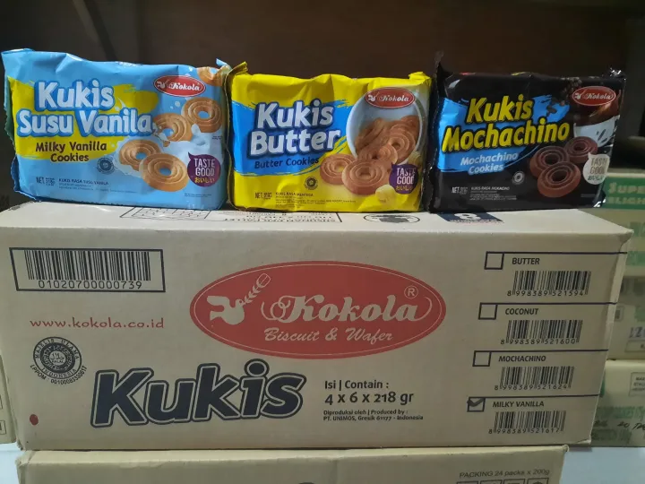 kokola kukis assorted in a box(24pcs) | Lazada PH