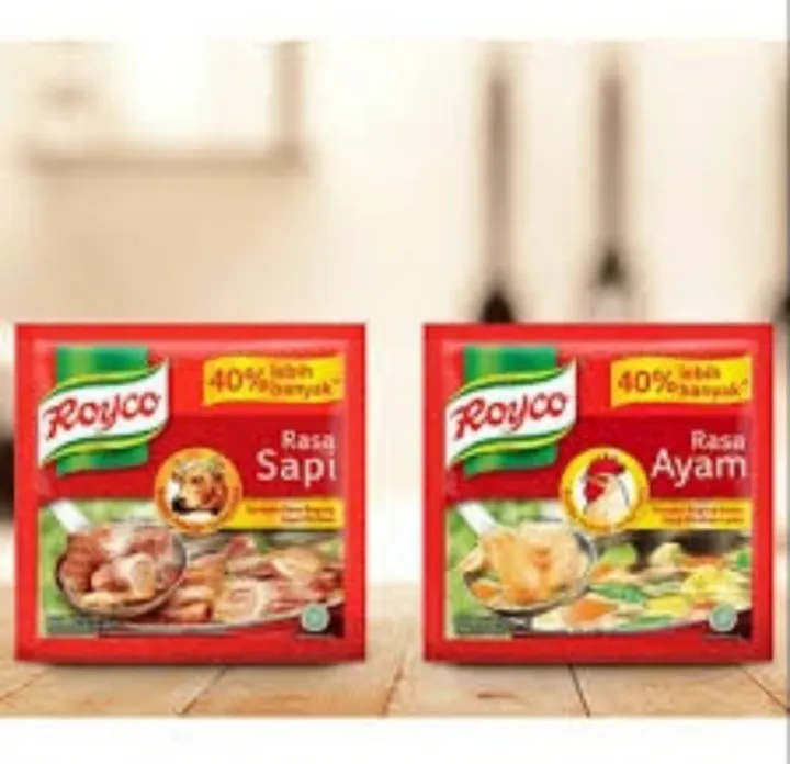 Royko Kaldu bubuk rasa Ayam dan Sapi Renceng isi 12 Sachet | Lazada ...