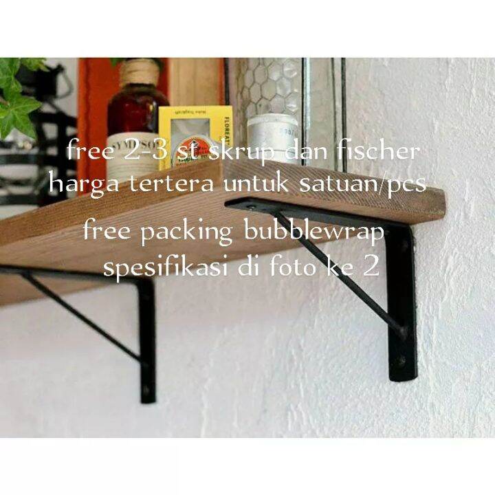 besi rak dinding/besi siku rak dinding | Lazada Indonesia