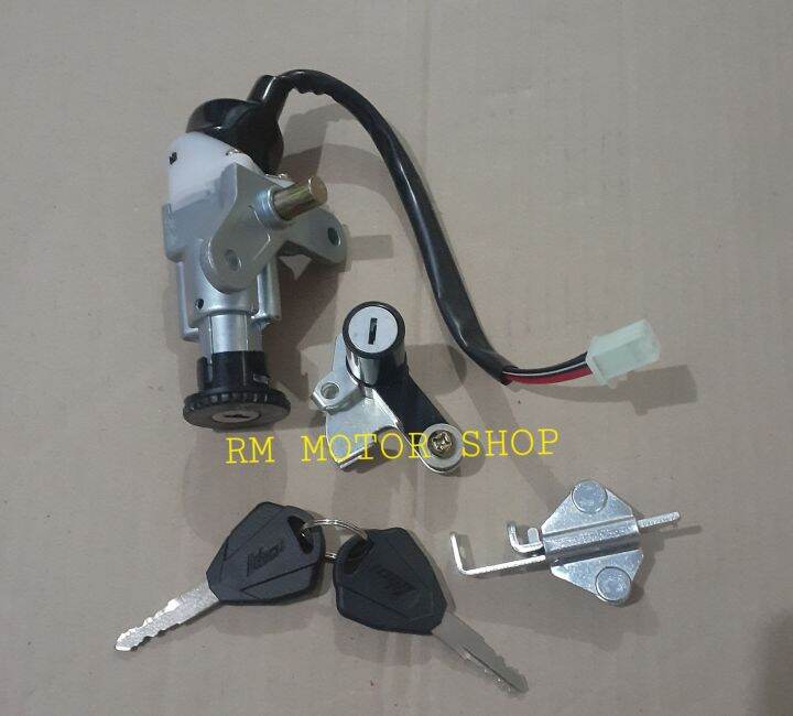 RUSI SC125 GALA / ROYAL IGNITION SWITCH SET / KEY SET | Lazada PH