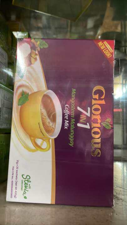 Glorious Blend 7 in1 Coffee Mix 20 sachets (147g) | Lazada PH