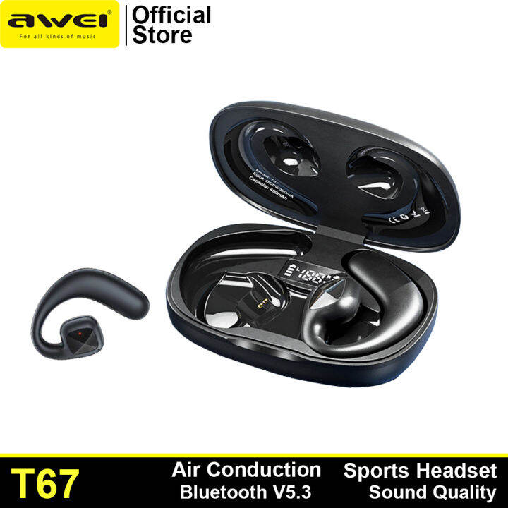 Awei T67 Air Conduction Sports Wireless Headset Long Battery Life ...