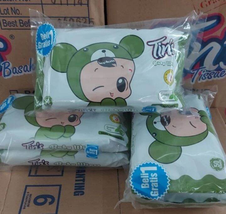 Tissue Basah TINS 10 sheet ( PAKET 3 pax = 6 pcs ) | Lazada Indonesia