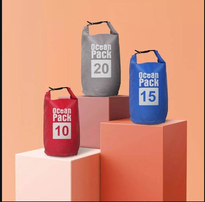 Drybag Ocean Pack ukuran 3L 5L 10L 15L 20L model selempang tas waterproof | Lazada Indonesia