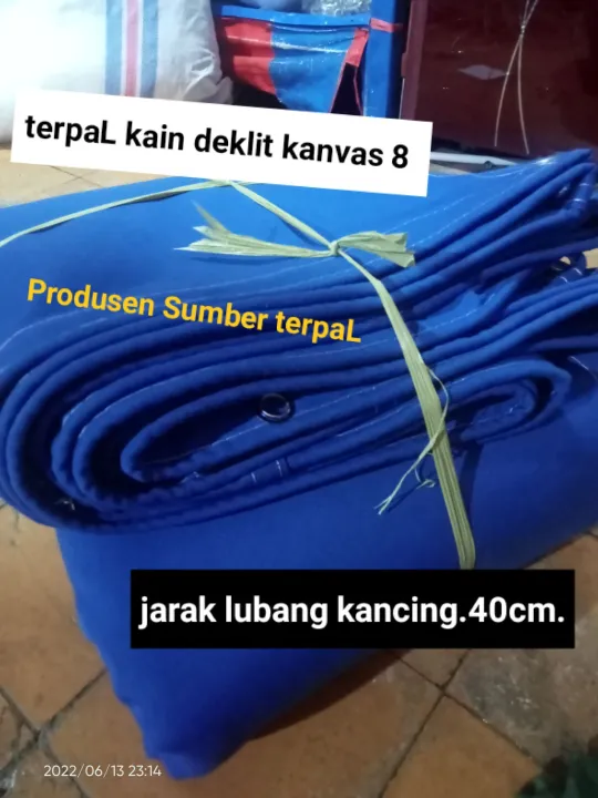 terpaL kain deklit kanvas nmer 8. ukuran ( 3 x 6)bahan sangat tebel ...
