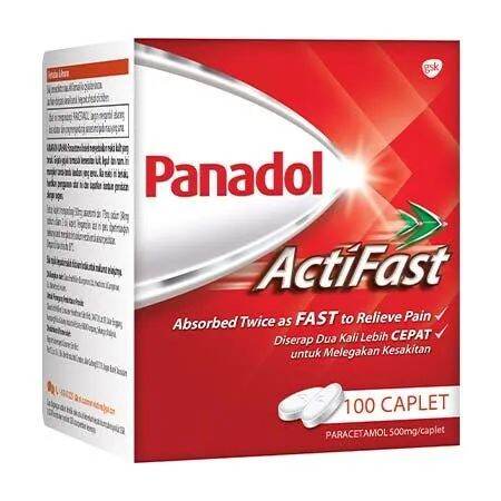 PANADOL ACTIFAST 100 Caplets | Lazada