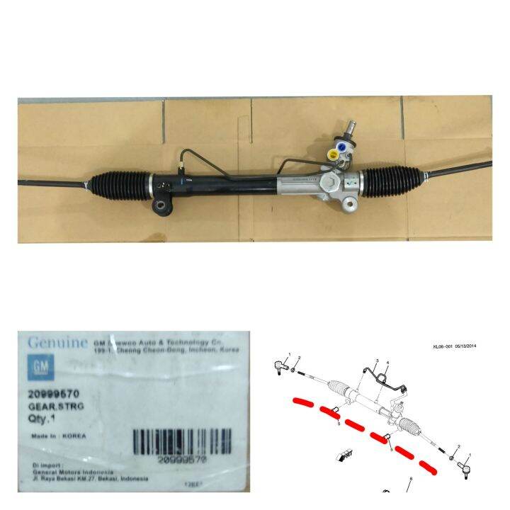 Rack Steer Chevrolet Captiva FL Original | Lazada Indonesia