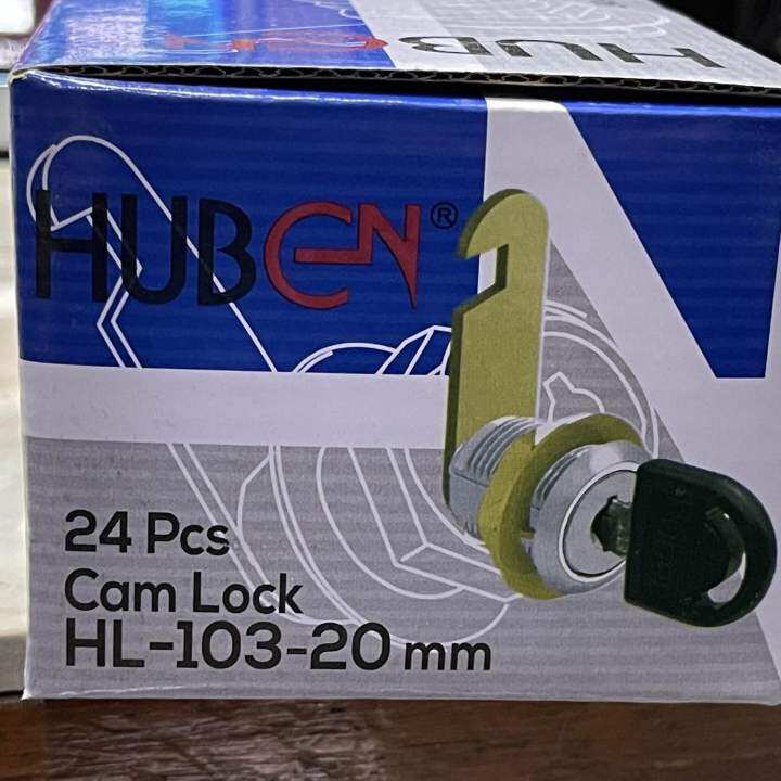 Kunci Laci Camlock/Locker/Cantel HUBEN 103-20 mm (24 set) | Lazada ...