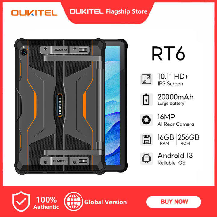 Oukitel RT6 20000mAh Rugged Tablets 14GB 256GB 10.1" FHD+ MTK8788 ...