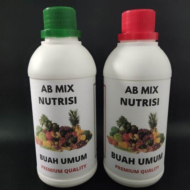 Nutrisi AB Mix Buah Umum Cair 500 mL ( Mohon Baca Deskripsi Produk ...