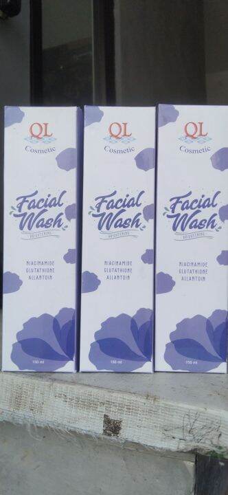 Facial wash brightening QL cosmetic | Lazada Indonesia