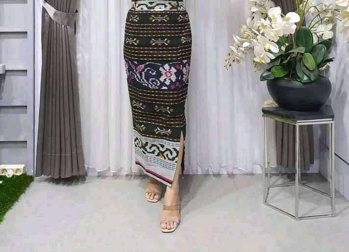 Flower Rok Span Tenun - Rok Span Tenun Blanket - Rok Wanita Panjang ...