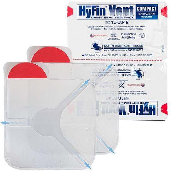 Hyfin chest seal compact แผ่นฟิล์มแปะหน้าอก | Lazada.co.th