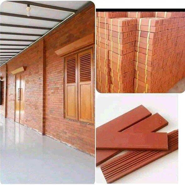 bata/tempel/anti/tampias/dekorasi/rumah/ruangan/warna/varian/merah ...