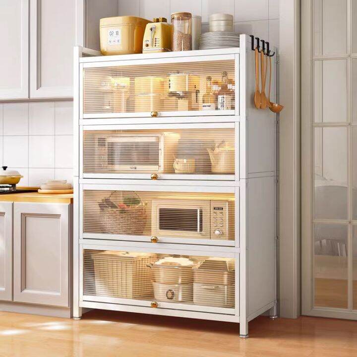 Kitchen Cabinet Pantry Storage Rack Multifunction 3/4/5 Layer With ...