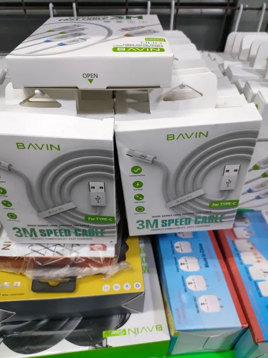 original bavin cord 3 m. wire connector usb for iphone cord fast cable ...