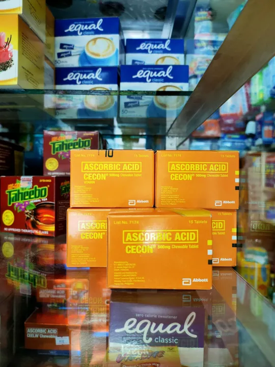 CECON 500mg chewable 15 tablets ascorbic acid | Lazada PH