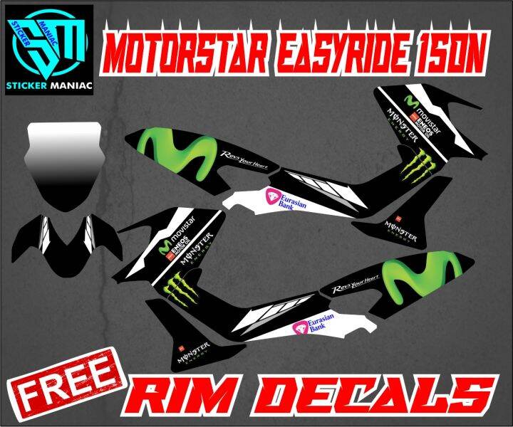 Motorstar Easyride 150n full body decals | Lazada PH