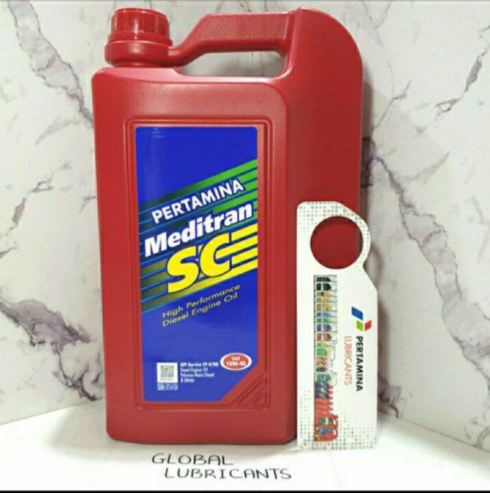 NEW! Pertamina Meditran SC 15W-40 5 Liter (Oli Mesin Diesel) | Lazada ...