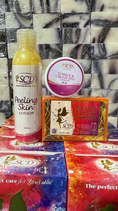 SCD Skin Peeling Lotion Set | Lazada PH