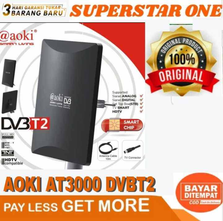 Antena TV Digital Aoki AT3000 DVBT2 Antena Luar Dalam | Lazada Indonesia