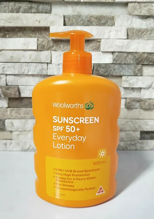 Woolworths Sunscreen SPF 50+ 500mL | Lazada PH