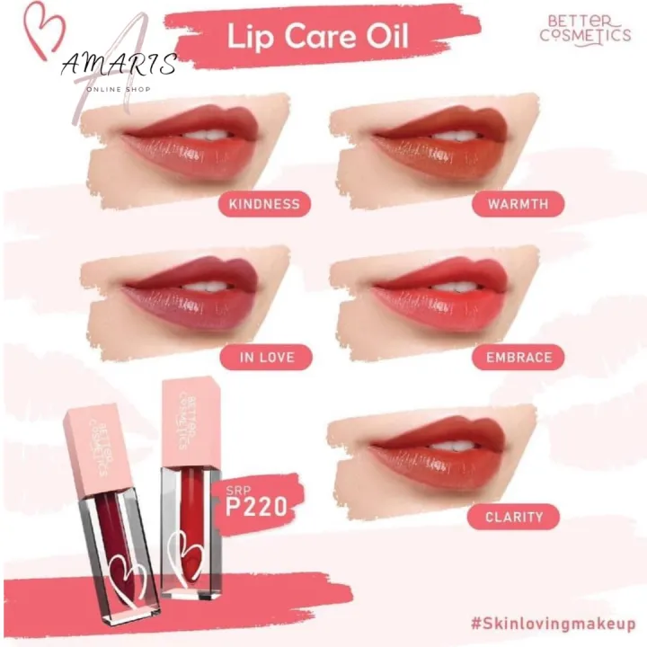 BETTER COSMETICS Lip Care Oil (with freebies) | Lazada PH