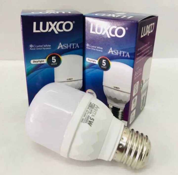 Lampu Led LUXCO ASHTA 5 W..Cahaya Putih/ kuning..Garansi 1 tahun | Lazada Indonesia