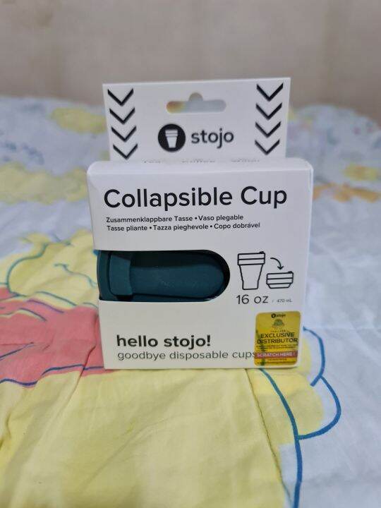 แก้วพับได้ Stojo 16 Oz. | Lazada.co.th