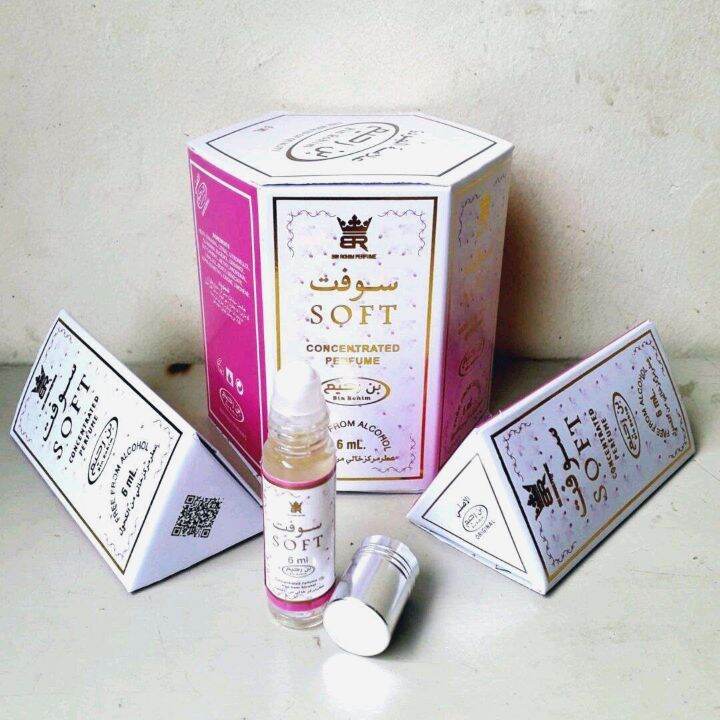Minyak Wangi SOFT Perbox Parfum Kemasan 6 ml Roll On Non Alkohol ...