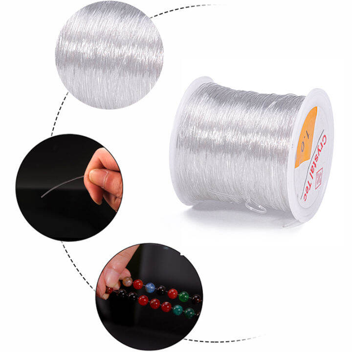 100m Strong Elastic Crystal Beading Thread Cord Jewelry Making Necklace ...