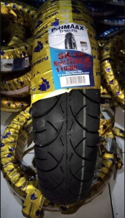 BAN TUBLES UKURAN 110/80 RING 17 PRIMAX SK 18 PNP CBR 150R VIXION R15 | Lazada Indonesia